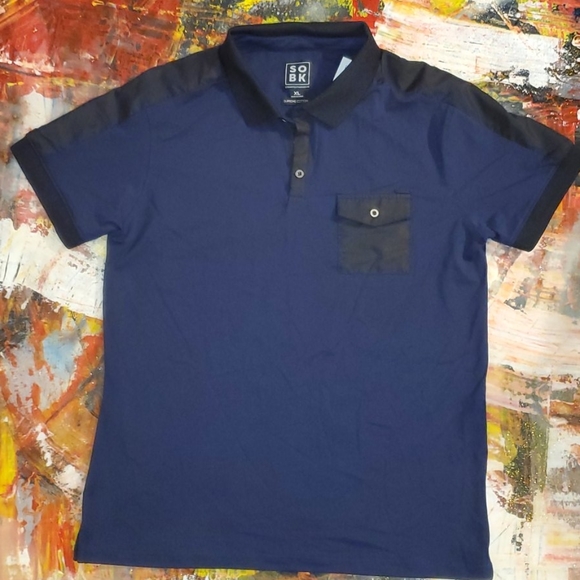 SOBK | Shirts | Sobk Mens Dress Polo | Poshmark